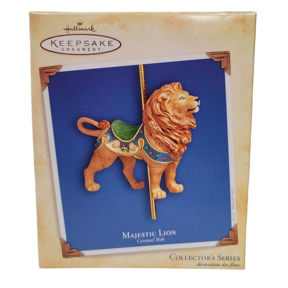 Hallmark | Holiday | Hallmark 204 Majestic Lion Carousel Ride In Series ...